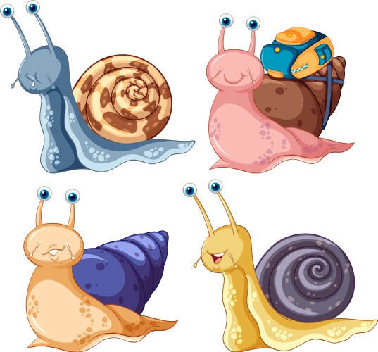 Snails Cartoon Vector Images (over 10,000)