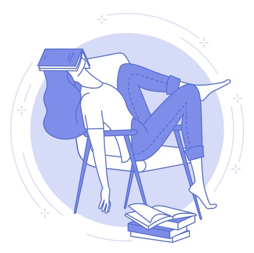 Sleepy Study Vector Images (over 290)