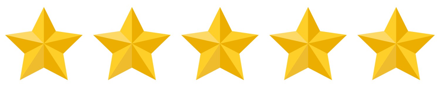 Five 5 star rank sign Royalty Free Vector Image