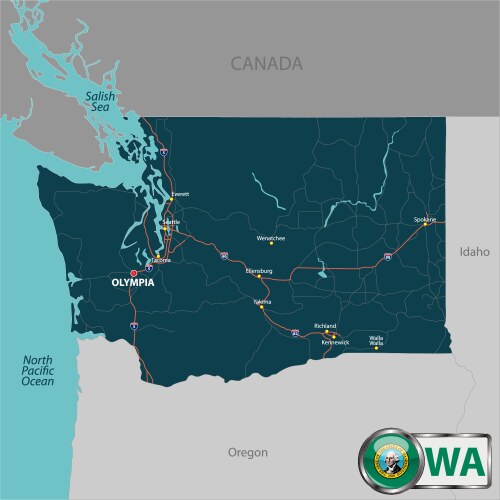 Washington State Vector Images (over 13,000)