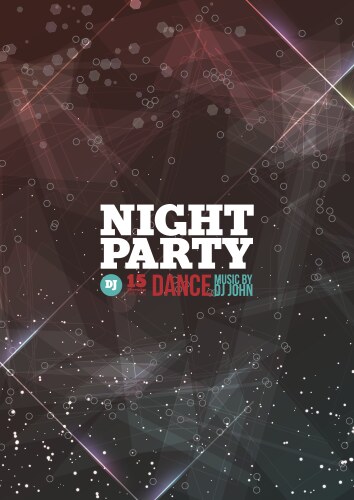 Night party Royalty Free Vector Image - VectorStock
