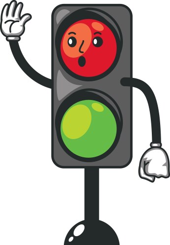Pedestrian traffic light stop caution Royalty Free Vector Pedestrian traffic light stop caution Royalty Free Vector