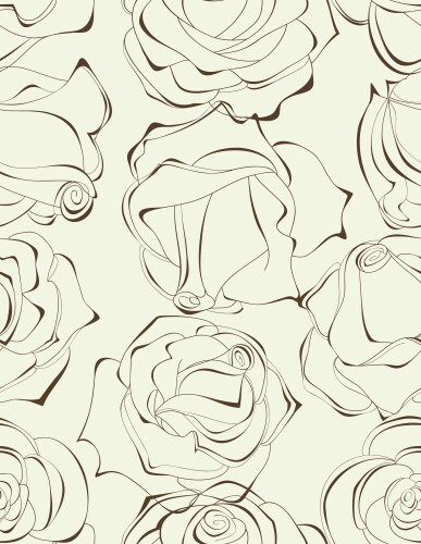 Floral seamless background Royalty Free Vector Image