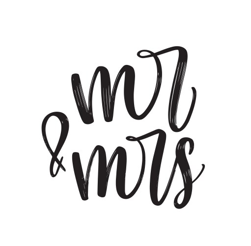 Mr and Mrs Vector Images (over 4,800)