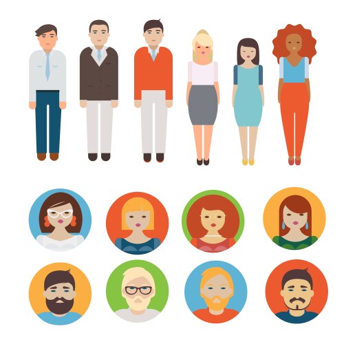People Set Vector Images (over 650,000)