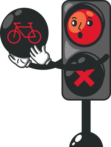 Pedestrian traffic light stop Royalty Free Vector Image Pedestrian traffic light stop Royalty Free Vector Image