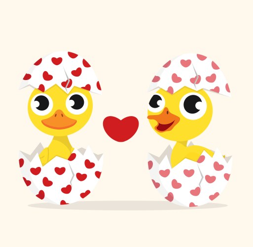 Love Duck Couple Vector Images (over 410)