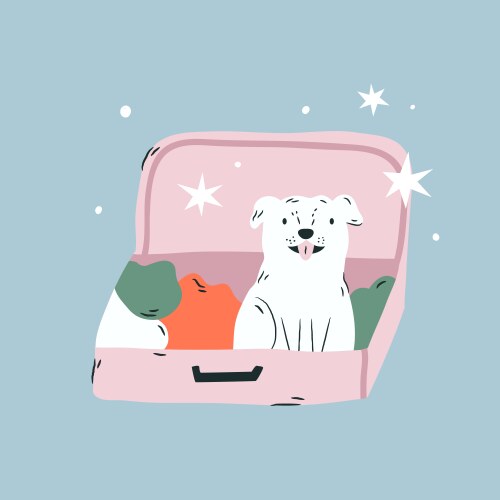 Dog Suitcase Vector Images (over 710)