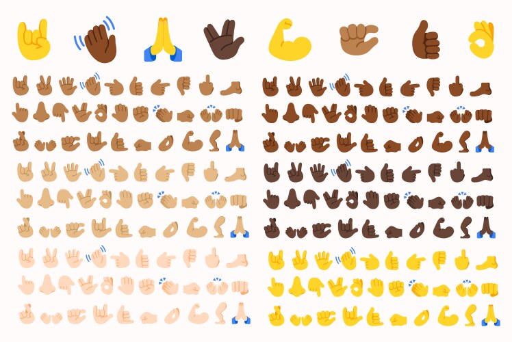 Hand Emoji Vector Images (over 24,000)