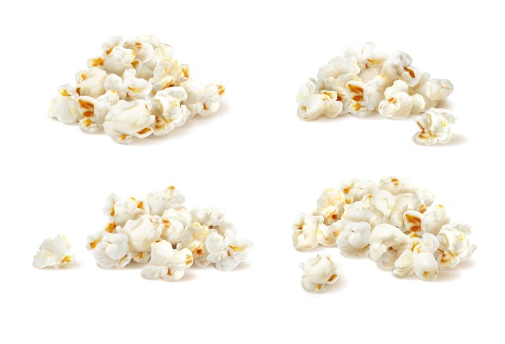 Popcorn set Royalty Free Vector Image - VectorStock