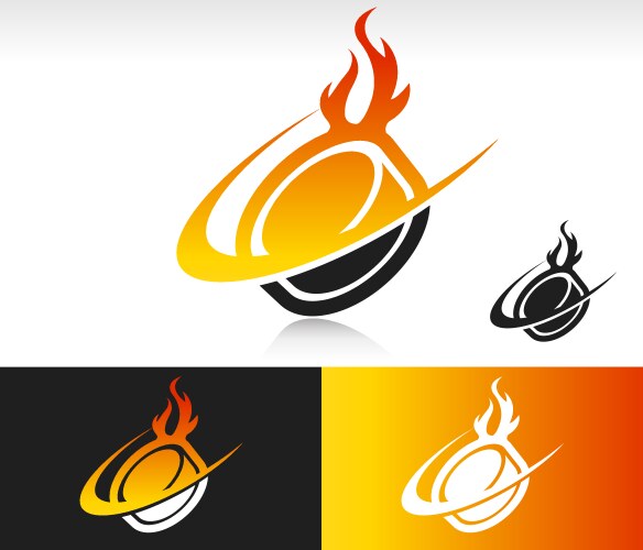 Fire Hockey Logo Vector Images (über 220)
