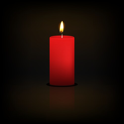 Church candle light Royalty Free Vector Image - VectorStock