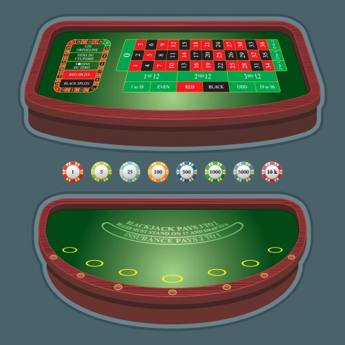 Roulette Table Layout Vector Images (over 200)