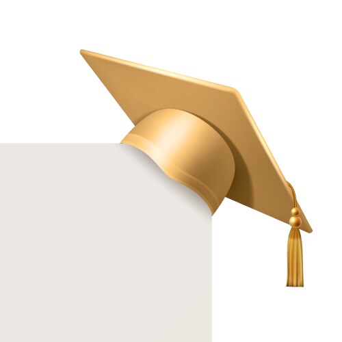 Graduation Golden Cap Vector Images (over 1,000)