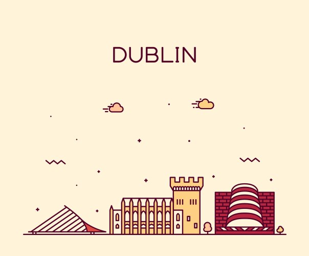 Dublin Skyline Vector Images (over 250)