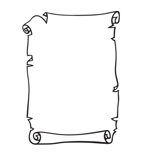 Old scroll Royalty Free Vector Image - VectorStock