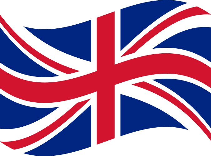 Flag great britain Royalty Free Vector Image - VectorStock