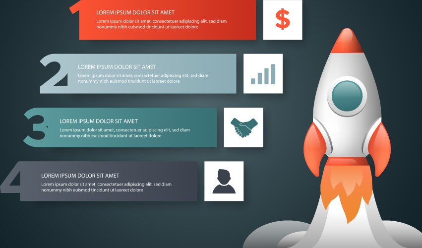 Value chain chart concept Royalty Free Vector Image