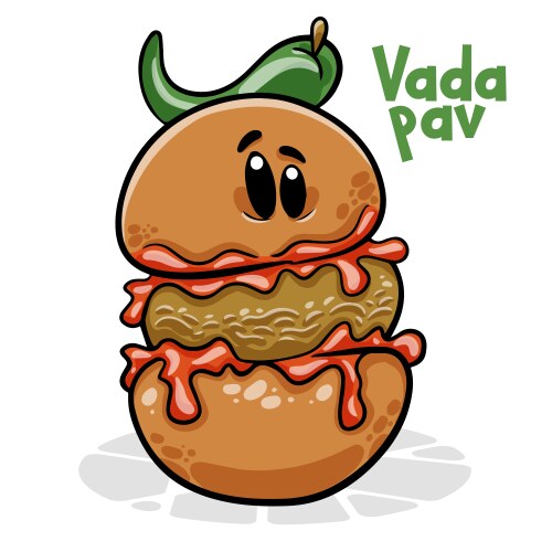 Vada Pav Vector Images (46)