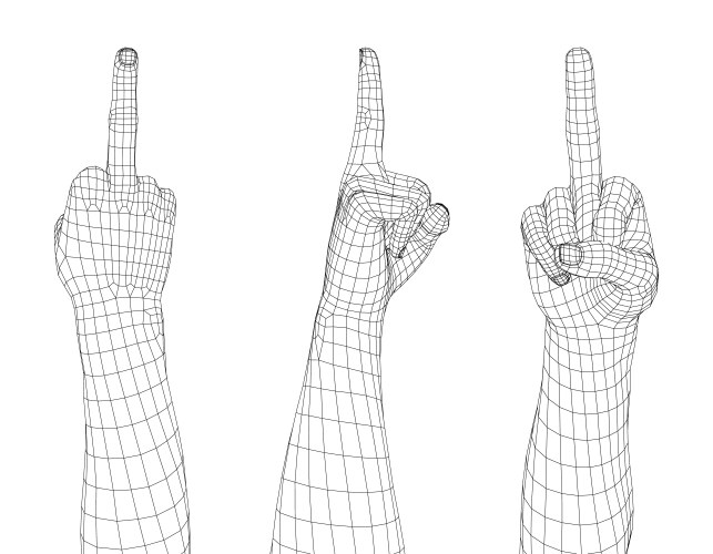 Middle Finger Outline Vector Images (over 770)