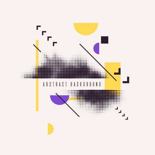 Circle geometric abstract posters Royalty Free Vector Image