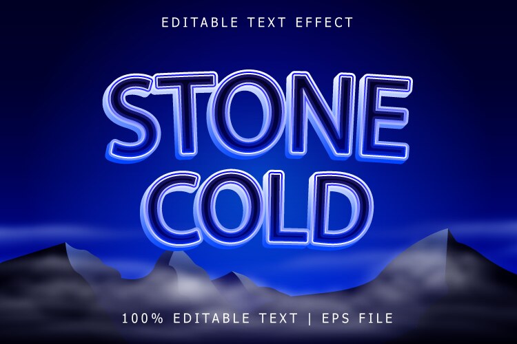 Super sonic editable text effect 3 dimension Vector Image