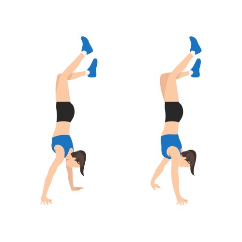 Gymnast Handstand Vector Images (over 420)