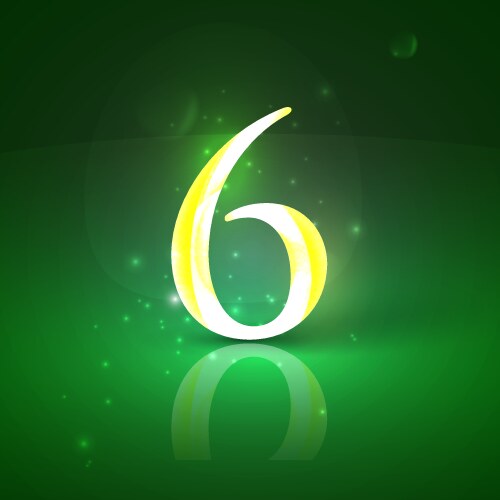 Number 6 Vector Images (over 26,000)