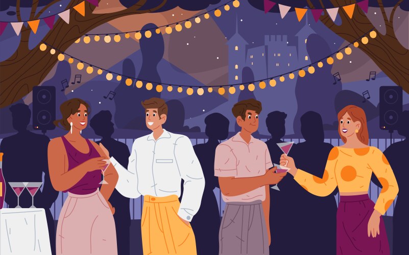 Cartoon Crowd Vector Images (over 22,000)