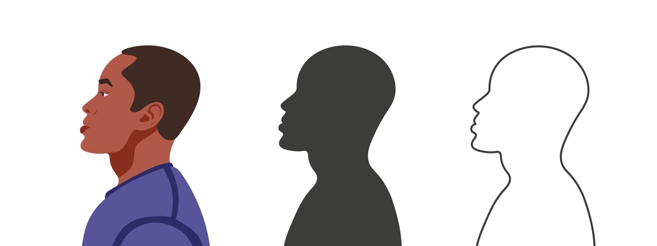 Person Side Profile Vector Images (over 7,000)
