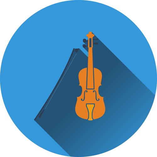 Violin icon Royalty Free Vector Image - VectorStock