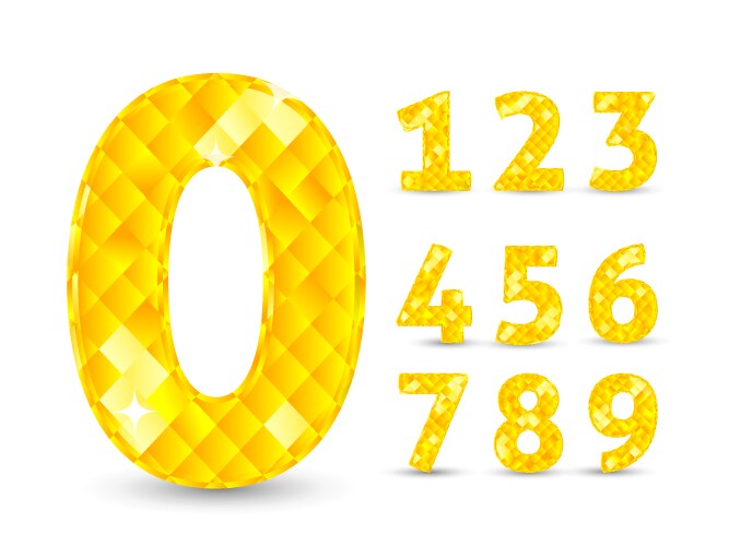 Diamond Numbers Vector Images (over 3,300)