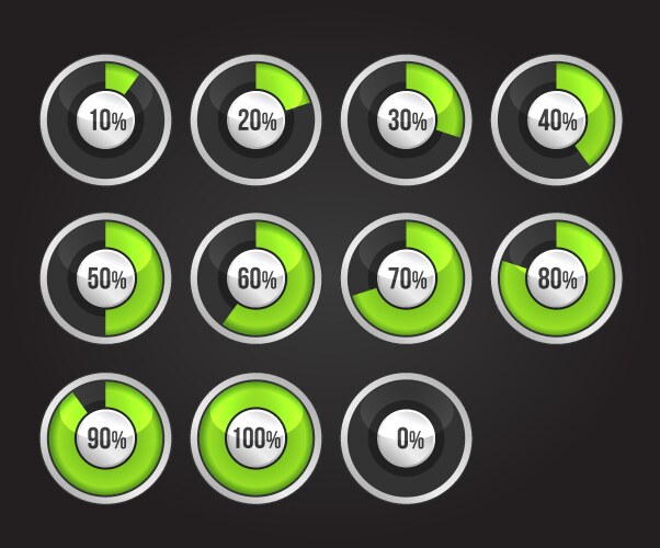 Steps progress Royalty Free Vector Image - VectorStock