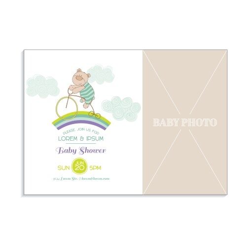 Baby shower join us Royalty Free Vector Image - VectorStock