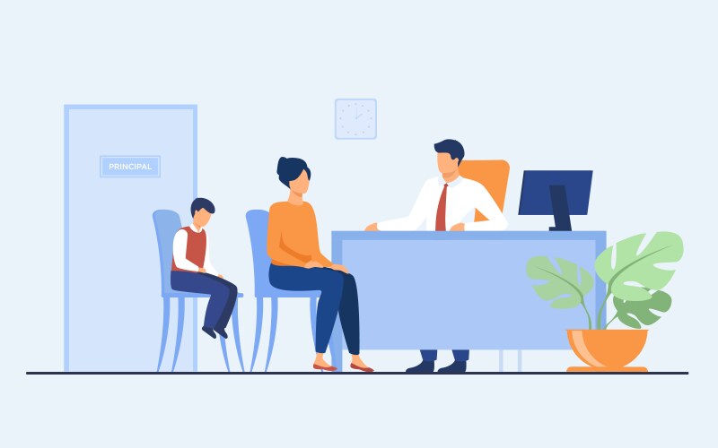 School Principal Cartoon Vector Images (over 110)