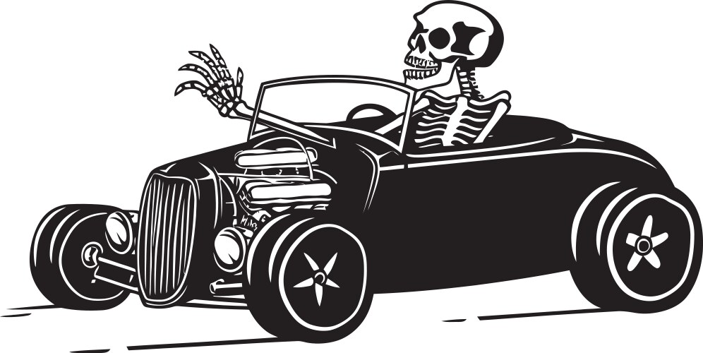 Skeleton Driving Car Vector Images (over 410)