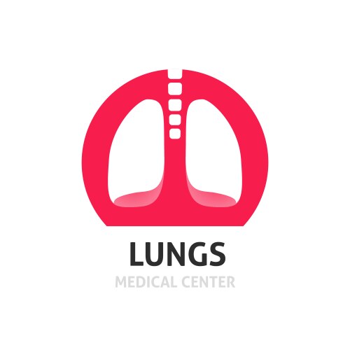Healthy and strong lungs Royalty Free Vector Image