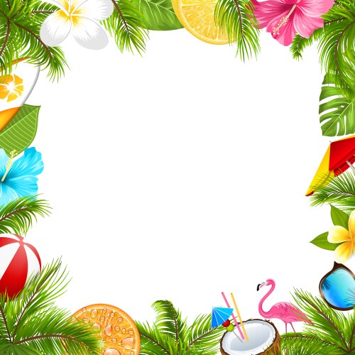 Summer Fun Border Vector Images (over 3,100)