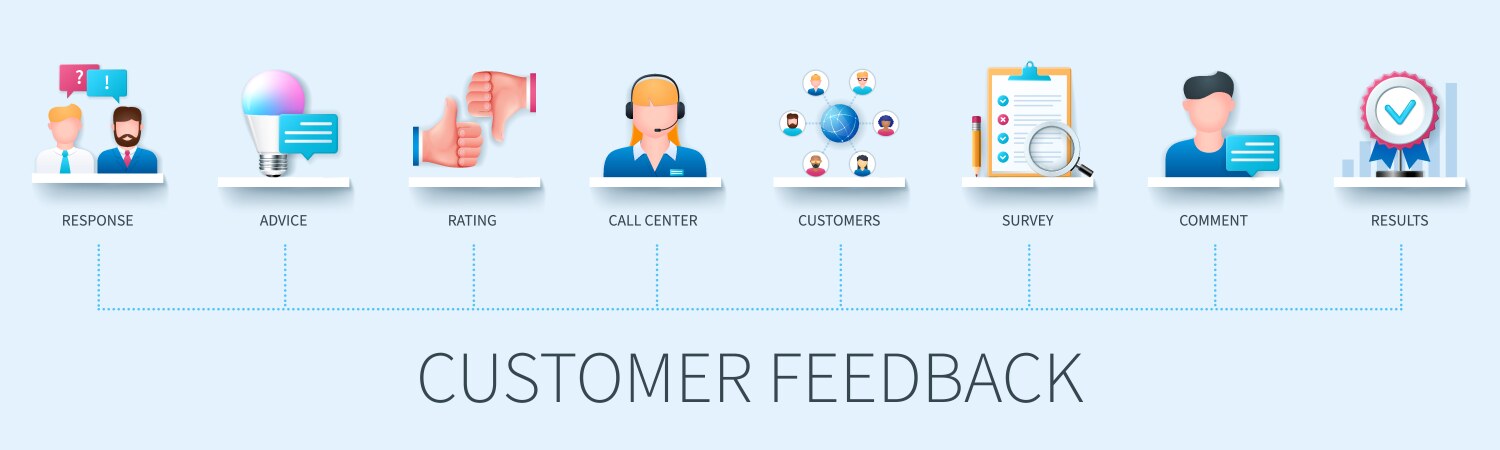 Customers feedback holding emoji Royalty Free Vector Image