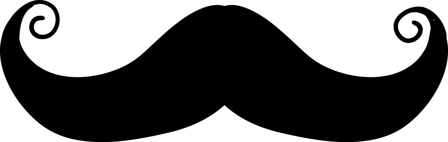 Moustache symbol Royalty Free Vector Image - VectorStock