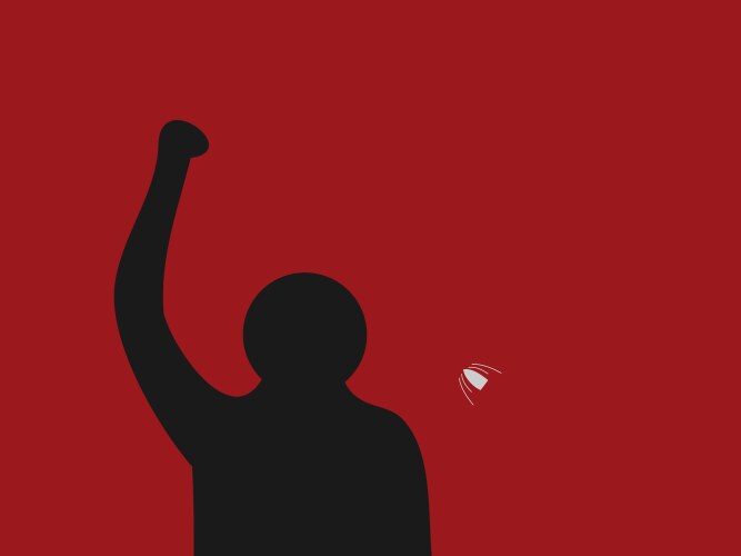 Flat design murder Royalty Free Vector Image - VectorStock