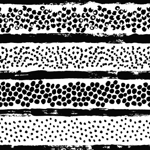 Hand drawn patterns set Royalty Free Vector Image