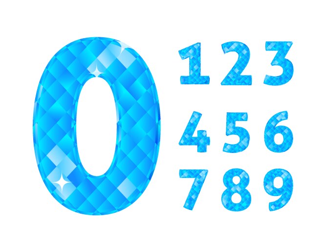 Diamond Numbers Vector Images (over 3,300)