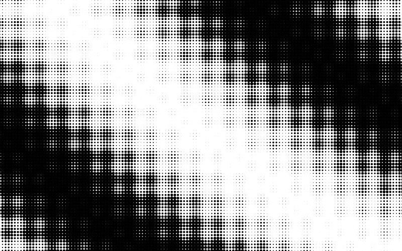 Holographic Gradient Halftone Dots Background Vector Image