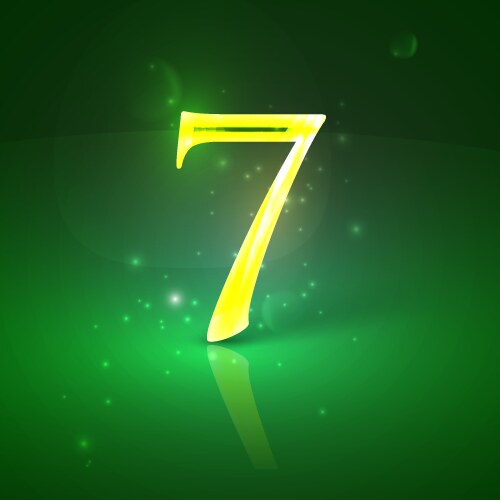 Number 7 Vector Images (over 20,000)