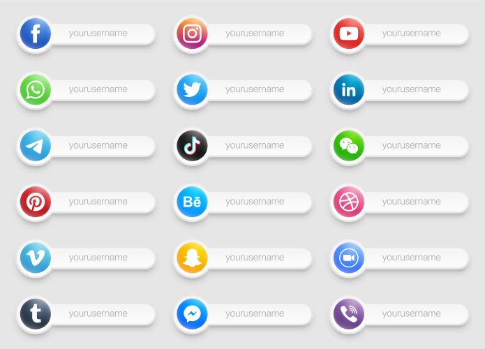 Instagram Lower Third Vector Images (55)