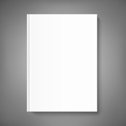 Open book blank empty pages Royalty Free Vector Image