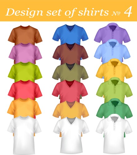 Colored T Shirts Vector Images (over 67,000)