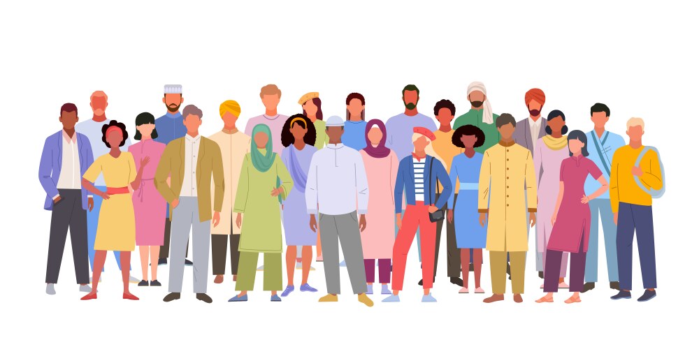 Diverse Group of People Royalty Free Vector Image