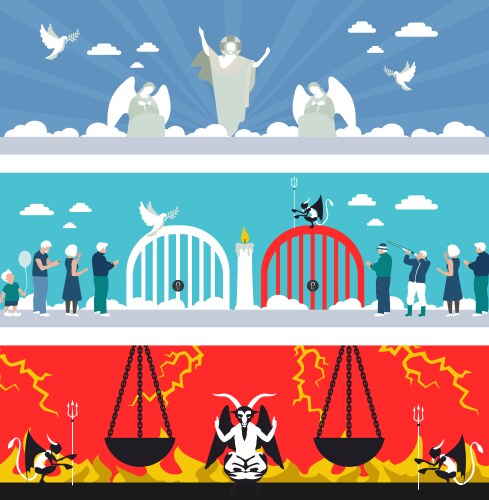 Heaven and Hell Vector Images (over 1,400)